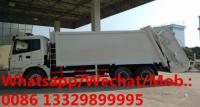 China customized FOTON AUMAN 6*4 RHD 320hp16cbm garbage compactor truck for sale, FOTON rear loader compacted garbage truck for sale