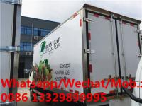 China ISUZU brand refrigerated truck for fresh vegetables from UWANDA, customized ISUZU 4-5T chilled van vehicle for sale for sale