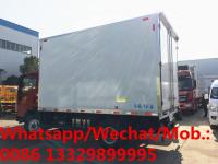 China HOWO 5tons vegetable fruit refrigerated van truck for sale, HOT SALE! cold van vehicle for sale for sale