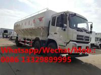 China HOT SALE!new Dongfeng 10wheels 30cbm bulk feed transported vehicle, 15T farm-oriented and livestock feed vehicle for sale