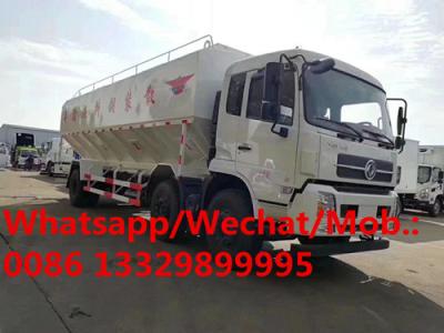 China HOT SALE!new Dongfeng 10wheels 30cbm bulk feed transported vehicle, 15T farm-oriented and livestock feed vehicle for sale