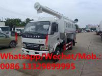 China Cheapest price new YUEJIN brand 4T farm-oriented and livestock feed container truck at poultry farm, bulk feed vehicle for sale