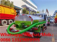 China Good price dongfeng gasoline 2,000L vacuum tanker truck for sale, Factory sale best price fecal suction tanker truck for sale