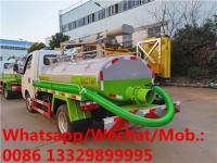 China Good price dongfeng gasoline 2,000L vacuum tanker truck for sale, Factory sale best price fecal suction tanker truck for sale