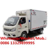China Good price FOTON 4*2 LHD/RHD diesel refrigerated truck for sale, Factory sale 1tons mini cold van truck for sale for sale