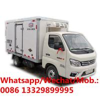 China Good price FOTON 4*2 LHD/RHD diesel refrigerated truck for sale, Factory sale 1tons mini cold van truck for sale for sale