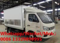 China HOT SALE!FOTON 4*2 LHD gasoline mini day old chick transported van truck, Good price smallest baby chicks van car for sale