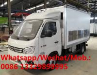 China HOT SALE!FOTON 4*2 LHD gasoline mini day old chick transported van truck, Good price smallest baby chicks van car for sale