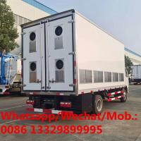 China Factory sale best price dongfeng 5T 35000 day old chick transported truck, baby chick van container on car for sale for sale