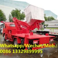 China Factory sale good price ISUZU 14m working height truck mounted aerial working platform, High altitude operation vehicle for sale