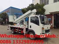 China Customized SINO TRUK HOWO 4*2 RHD 16M telescopic aerial platform truck for sale, 16m truck mounted aerial platform for sale
