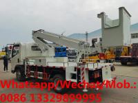 China Customized SINO TRUK HOWO 4*2 RHD 16M telescopic aerial platform truck for sale, 16m truck mounted aerial platform for sale
