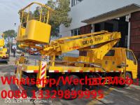 China HOT SALE! JMC 4*2 LHD 14m telescopic truck mounted aerial working platform, Good price overhead working platform truck for sale