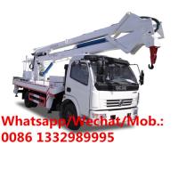 China HOT SALE! new Dongfeng 18.5m folded truck mounted aerial working platform, High quality aerial working platform truck for sale