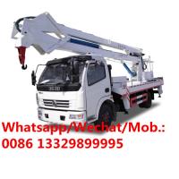 China HOT SALE! new Dongfeng 18.5m folded truck mounted aerial working platform, High quality aerial working platform truck for sale