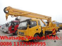 China HOT SALE! new Dongfeng 18.5m folded truck mounted aerial working platform, High quality aerial working platform truck for sale