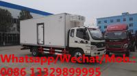 China FOTON AUMARK LHD 6m refrigerated truck for sale, Customized FOTON AUMARK 28CBM reefer van truck for fresh milk transport for sale