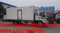 China FOTON AUMARK LHD 6m refrigerated truck for sale, Customized FOTON AUMARK 28CBM reefer van truck for fresh milk transport for sale