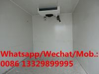 China FOTON AUMARK LHD 6m refrigerated truck for sale, Customized FOTON AUMARK 28CBM reefer van truck for fresh milk transport for sale
