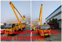 China Customized good price dongfeng double-cab 14m truck mounted aerial platform for sale, high altitude operation vehicle for sale