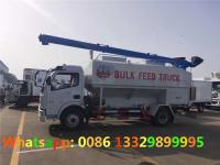 China new dongfeng 5T poultry chicken dog feed transportation vehicle for sale, farm-oriented bulk feed container truck for sale