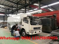 China new dongfeng 5T poultry chicken dog feed transportation vehicle for sale, farm-oriented bulk feed container truck for sale
