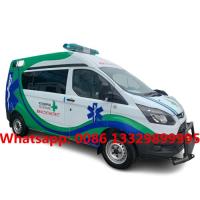 China Emergency Vehicle Petrol Ambulance_Small monitor Transit 120 Ambulance ICU Transit Medical Clinic New Ambulance Sale for sale