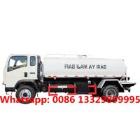 China good price HOWO 4*2 RHD 5,000L cistern water tanker vehicle for sale, customized 5cbm stainless steel water tanker truck for sale