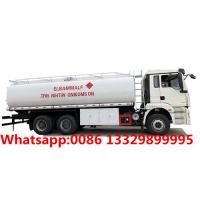 China Good price new SHACMAN 6x4 20cbm Fuel tanker Truck for sale, HOT SALE! 20,000L carbon steel mobile refueler tanker truck for sale