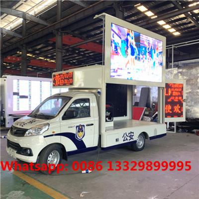China HOT SALE! Best price FOTON gasoline engine mobile LED advertising vehicle, High quality outdoor LED screen box vehicle for sale