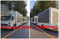 China 3 units of SINO TRUK HOWO 4*2 LHD P5 outdoor mobile LED screen box vehicles for sale, Customized LED advertising car for for sale