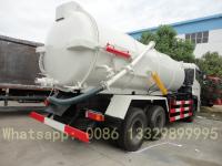 China factory sale cheapest price Dongfeng 260hp diesel 14cbm vacuum tanker truck for sale, sludge tanker vehicle for sale for sale