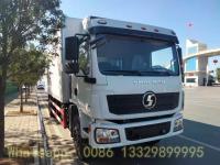 China SHACMAN Brand 4*2 245hp diesel Euro 5 40cbm refrigerated truck for sale, good price SHACMAN 15T cold van box vehicle for sale