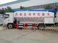 China SHACMAN 10T-12T pig feed pellet transported truck for sale, Good price 22CBM poultry feed container vehicle for pig farm for sale