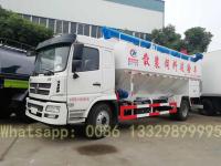 China SHACMAN 10T-12T pig feed pellet transported truck for sale, Good price 22CBM poultry feed container vehicle for pig farm for sale