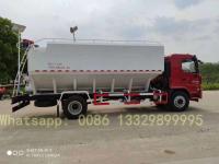 China SHACMAN 10T-12T pig feed pellet transported truck for sale, Good price 22CBM poultry feed container vehicle for pig farm for sale