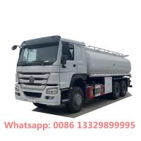 China HOT SALE! SINO TRUK HOWO 20,000L mobile fuel tanker vehicle, Good price 20CBM diesel tanker truck for sale for sale