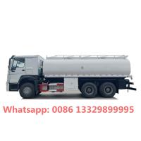 China HOT SALE! SINO TRUK HOWO 20,000L mobile fuel tanker vehicle, Good price 20CBM diesel tanker truck for sale for sale