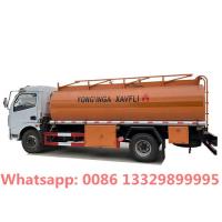 China customized Dongfeng 7.5CBM mobile fuel dispensing truck for sale, Good price bulk oil tanker vehicle for sale for sale