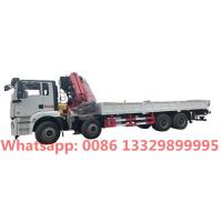 China Good price shacman Truck Mounted Lifting Crane For Sale, HOT SALE!  14T knuckle crane boom mounted on cargo truck for sale
