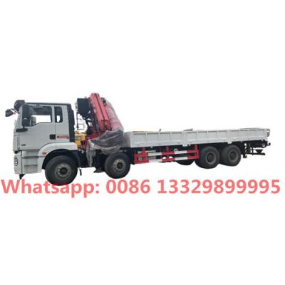 China Good price shacman Truck Mounted Lifting Crane For Sale, HOT SALE!  14T knuckle crane boom mounted on cargo truck for sale
