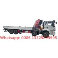 China Good price shacman Truck Mounted Lifting Crane For Sale, HOT SALE!  14T knuckle crane boom mounted on cargo truck for sale