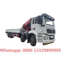 China Good price shacman Truck Mounted Lifting Crane For Sale, HOT SALE!  14T knuckle crane boom mounted on cargo truck for sale