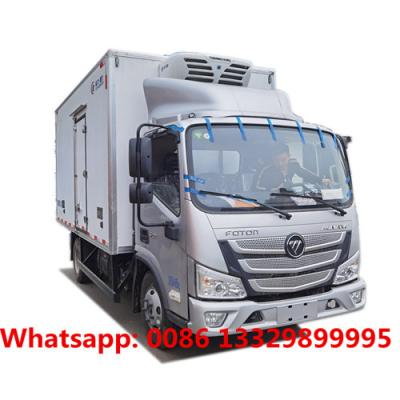 China HOT SALE! foton AUMARK 5T refrigerated truck, Good price Factory sale cold van box vehicle for sale for sale