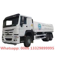 China HOT SALE! HOWO 6*4 20,000L water tanker vehicle, good price HOWO cistern tanker vehicle, fuel tanker truck for sale for sale