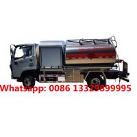 China customized 4*2 5cbm, 8cbm mobile aircraft refueling tanker vehicle for sale, Good price stainless steel oil tanker truck for sale