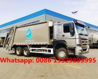 China whole price 6*4 HOWO LHD 20CBM refuse wastes collecting vehicle for sale,HOT SALE! new 16T garbage compactor truck for sale