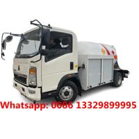 China Good price SINO TRUK HOWO 8CBM mobile propane gas filling tanker vehicle for sale,HOT SALE! 8,000L LPG GAS TANKER TRUCK for sale