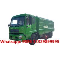 China 10cbm dongfeng tianjin street washing sweeper cleaning truck for sale, Good price road sweeping vehicle for sale for sale