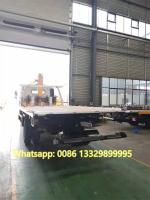China Factory sale lower price HOWO 4T recovery towing truck with crane boom, wrecker towing truck with telescopic crane for sale